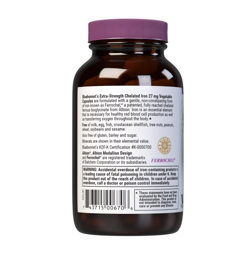 ALBION EXTRA-STRENGTH CHELATED IRON 27 mg