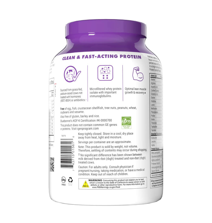 WHEY PROTEIN ISOLATE POWDER Original Flavor