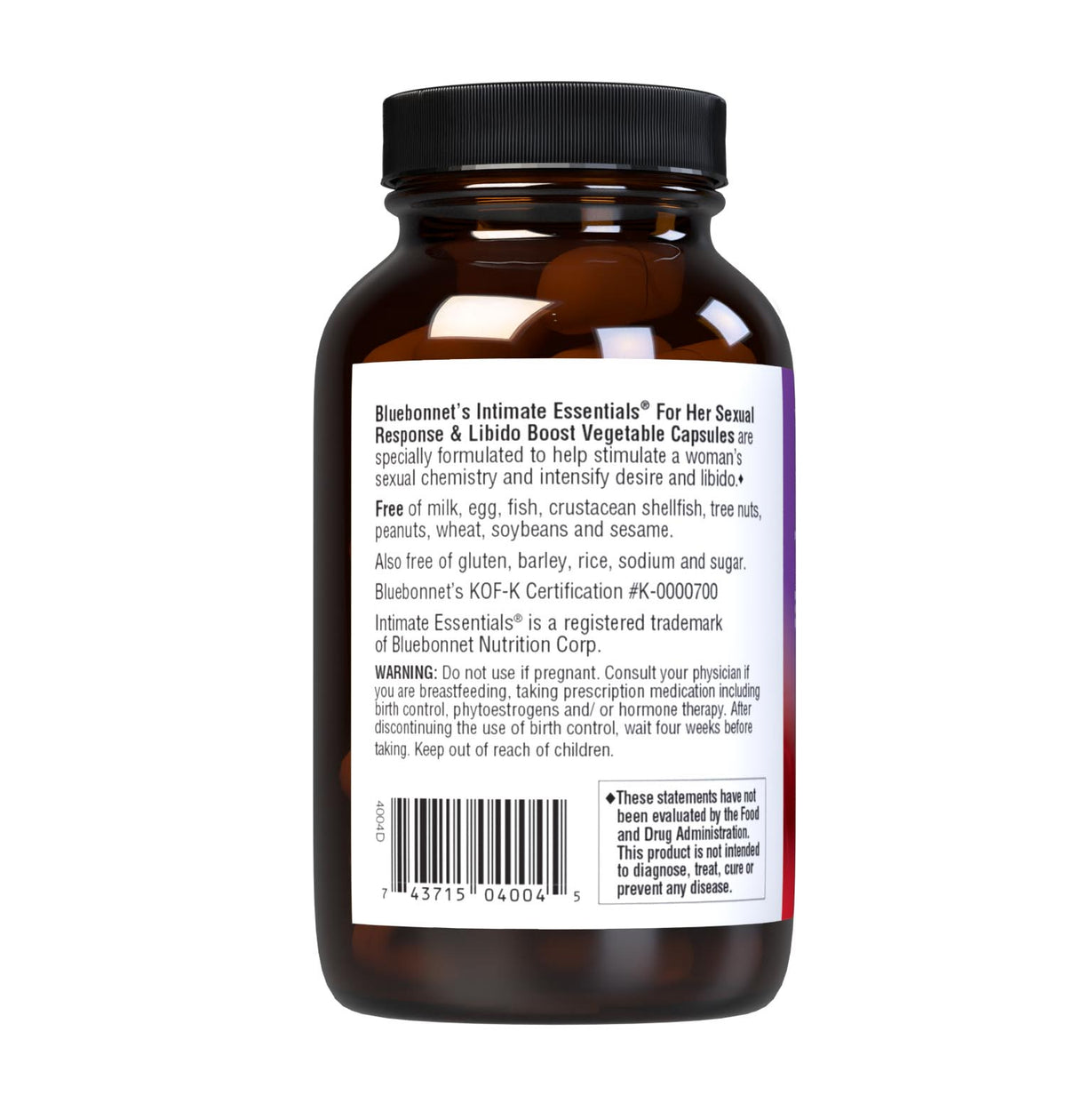 INTIMATE ESSENTIALS FOR HER SEXUAL RESPONSE & LIBIDO BOOST♦